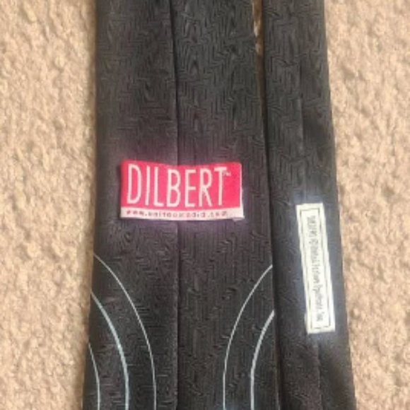 Dilbert | Accessories | Dilbert Tie Silk Computer Programmer Comic ...